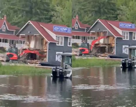 怪手猛砸上億豪宅！前員工疑不爽被開除 驚悚畫面瘋傳 社會萬象 生活 Nownews今日新聞