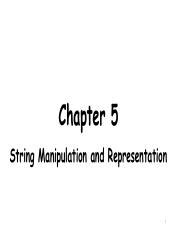 Programming string pdf Chapter String Manipulation and Representation String In C Ø It is