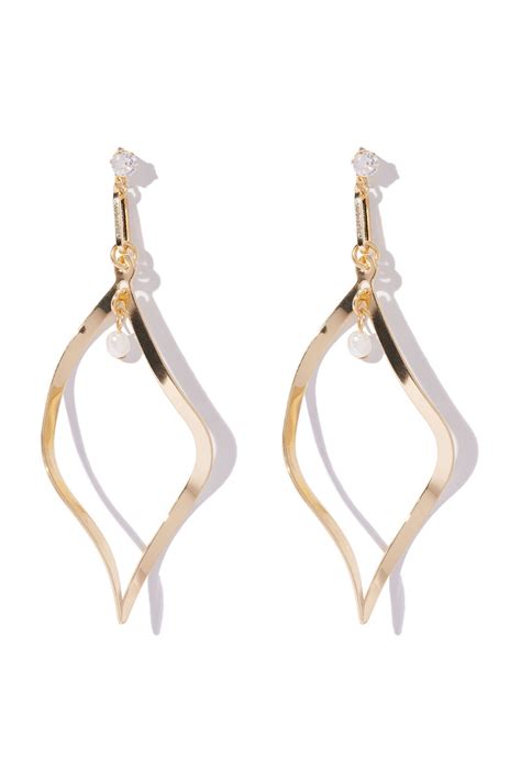 Wonderlust Outing Earrings Gold Fashion Nova Jewelry Fashion Nova