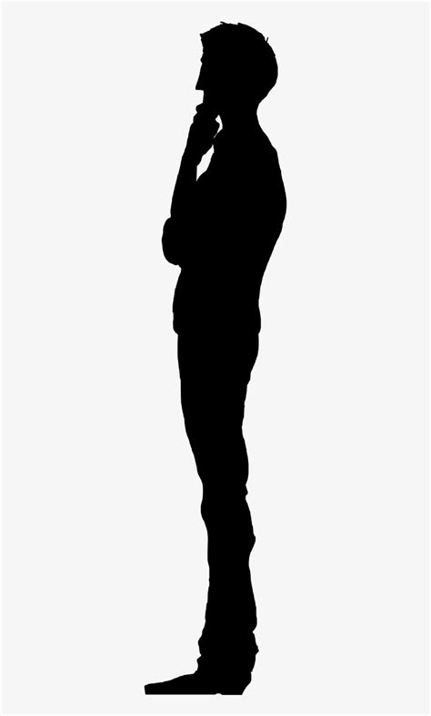 Human Silhouette Standing Png