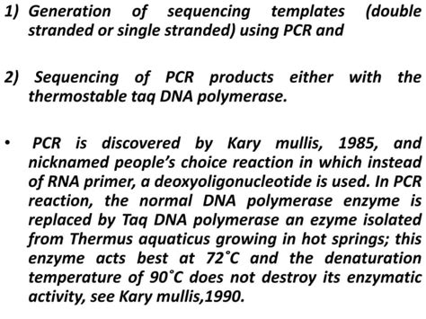 Dna Synthesis And Sequencing Pptx