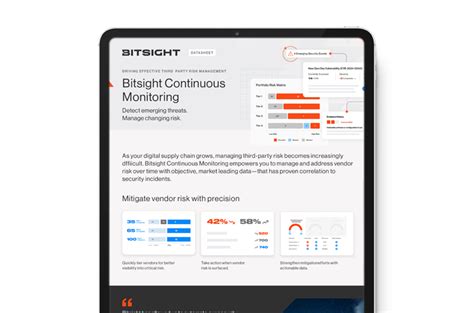 Bitsight Continuous Monitoring Bitsight