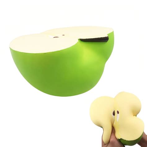 Игрушка игрушка Яблоко зеленое 24см купить на Ozon по низкой цене 1768599213