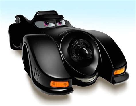 Famous Movie Cars As Pixar Cars Batimóvil Batimovil Carros De Películas