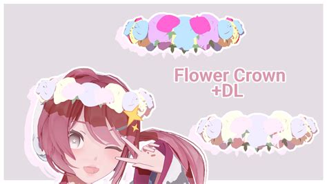 Mmd Flower Crown Dl By Macaron P On Deviantart