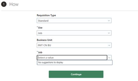 While Creating The Job Requisition Cant Able To See Job — Cloud Customer Connect
