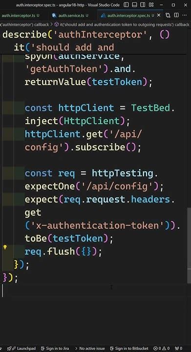 📡 add auth tokens easily in angular 🔐 interceptors with full test