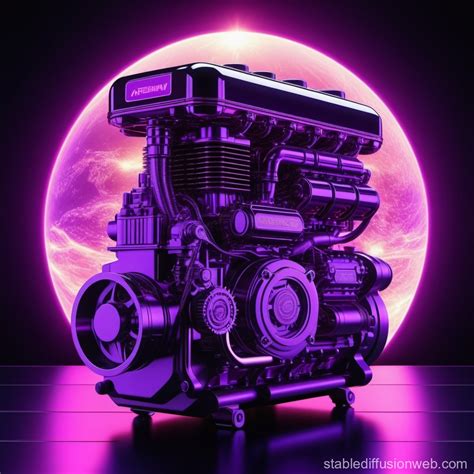 Spacebound Internal Combustion Engine Stable Diffusion Online