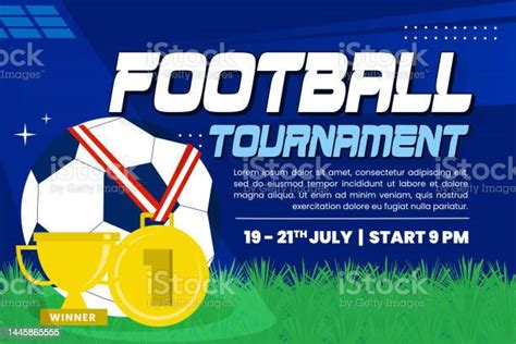 축구 토너먼트 스포츠 이벤트 배경 디자인 템플릿 간단하고 우아한 디자인 가리기에 대한 스톡 벡터 아트 및 기타 이미지 가리기 거친 필름 효과 건축물 Istock