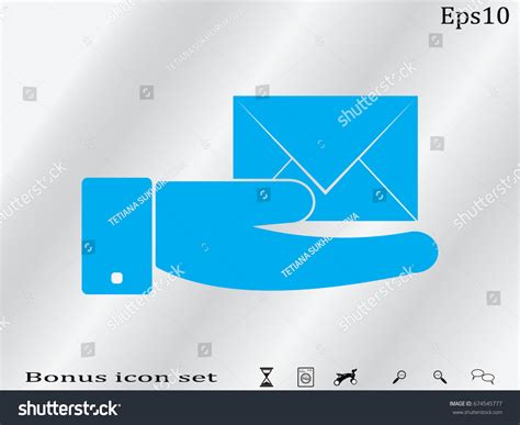 Cover Letter Sign Symbol Vector Illustration Stock Vector Royalty Free
