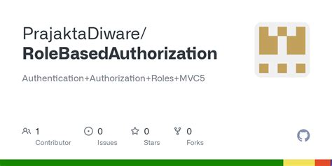 Github Prajaktadiwarerolebasedauthorization Authenticationauthorizationrolesmvc5