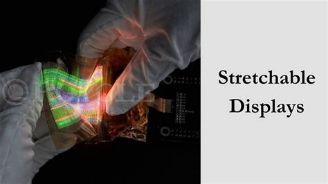 Next Generation Display Technology Innovation Stretchable Displays
