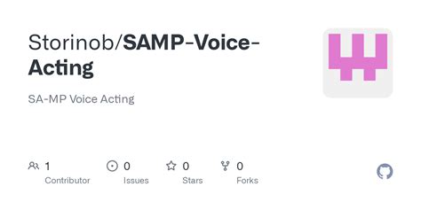 Github Storinobsamp Voice Acting Sa Mp Voice Acting