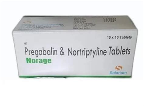Pregabalin Nortriptyline Tablets Norage At Rs 179 Box Dwarka Sec 19 New Delhi ID