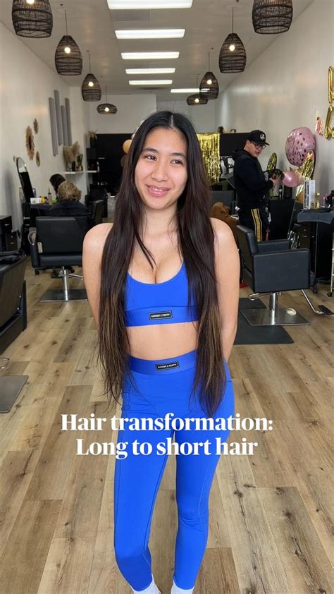 Hair Transformation Long To Short Hair Heyshaynamae Long To Short Hair Long Vs Short Hair