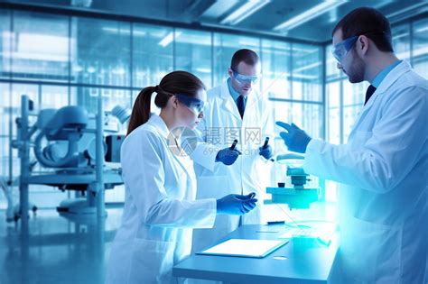 实验室里的试验团队合作高清图片下载 正版图片600298878 摄图网
