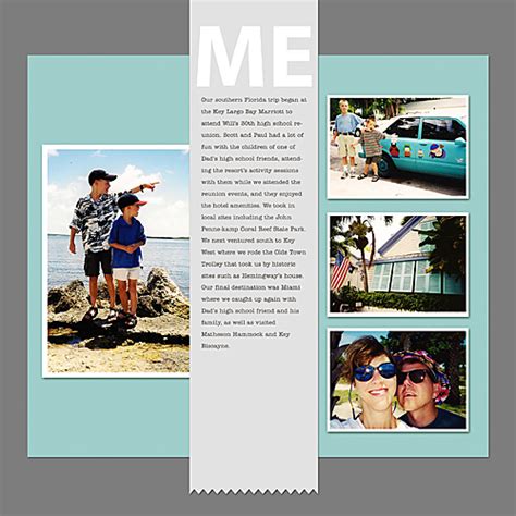 Take Two Double Page Template To A Single Page Layout Simple Scrapper
