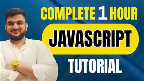 Learn Javascript In One Hour Ultimate Javascript Crash Course Youtube