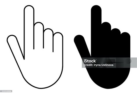 Vetores De Computer Mouse Click Cursor Load Symbol Pointer Cursor And