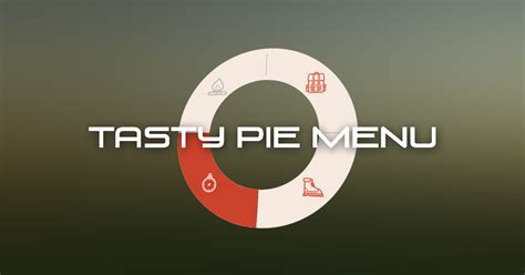 Tasty Pie Menu Radial Menu Vr Ready Gui Tools Unity Asset Store