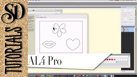 using scal sure cuts a lot weeding lines in design space youtube