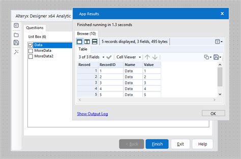 solved updating transpose with list box external file alteryx community