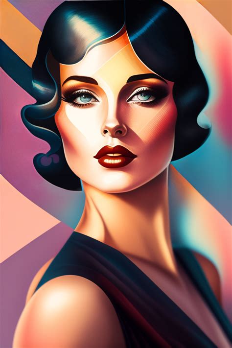 Vintage Art Deco Living Room Design