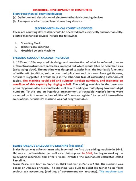 historical development of computer pdf computer science computing