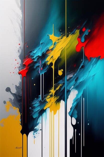 Premium Ai Image Digital Art Colorful