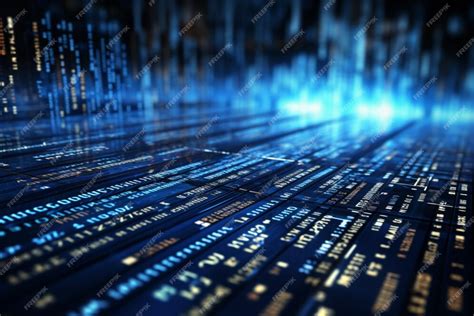 Premium Ai Image Ai Algorithms And Binary Code In A 3d Rendered