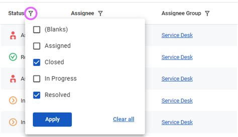 quick filtering in data grids web app help alloy navigator alloy software docs