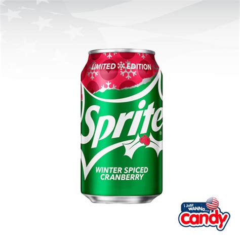Sprite Winter Spiced Cranberry 12floz 355ml Ijustwannacandy