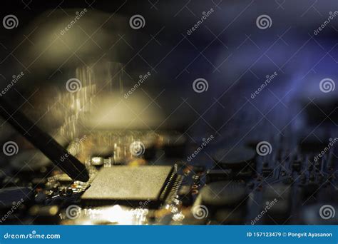 Circuit Board Motherboard Digital Chip Electronic Computer Hardware