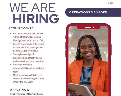 Operations Manager Vacancies In Ghana