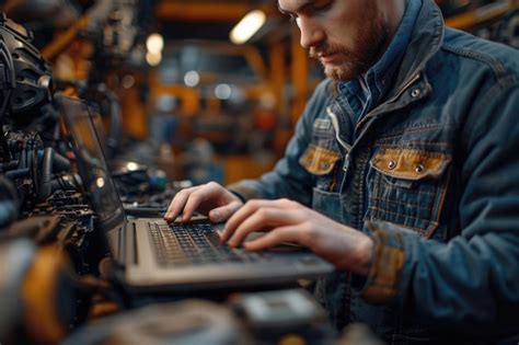 enhanced automotive diagnostics utilizing laptops for efficient engine