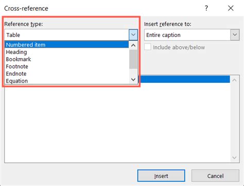 How To Cross Reference In Microsoft Word