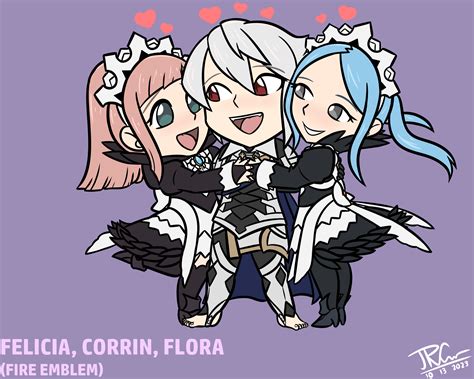 4twitter Small Felicia Flora And Corrin Fe By Jdandjc On Deviantart