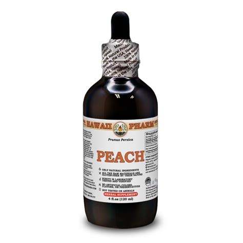 Peach Leaf Liquid Extract Peach Leaf Prunus Persica Dried Leaf Tincture