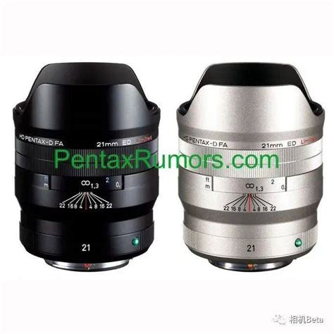 9000元！理光宾得hd Pentax D Fa 21mm F2 4 Ed镜头即将发布 价格