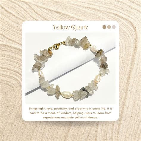The Bead Club Miya Genuine Raw Crystal Bracelet For Healing And Protection Shopee Philippines
