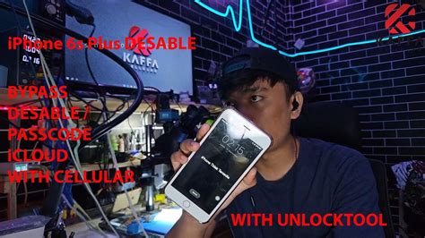 IPhone 6S Plus DESABLE BYPASS ICOUD WITH CELLULAR STEP BY STEP VIA UNLOCKTOOL YouTube