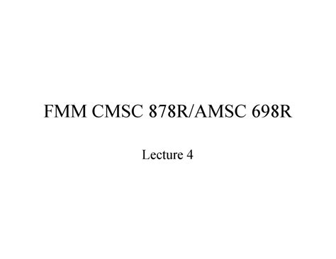 Multidimensional Taylor Series Advanced Topic Programming Languages Cmsc 878r Docsity