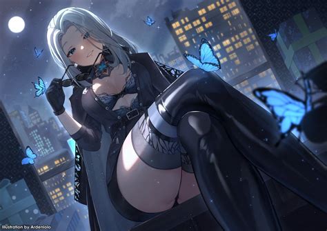 Ardenlolo Monarch Amalee Vshojo 1girl Artist Name Belt Black Belt Black Boots Black