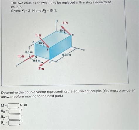 Solved The Two Couples Shown Are To Be Replaced With A Chegg Com