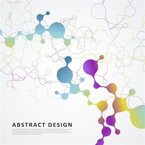 Premium Vector Connected Lines And Dots Vector Technology Concept Background