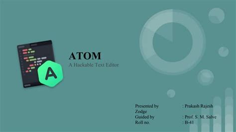 Atom Ide Pptx