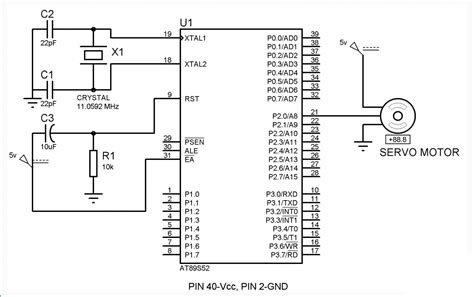 Servo Motor Interfacing With 8051 Microcontroller
