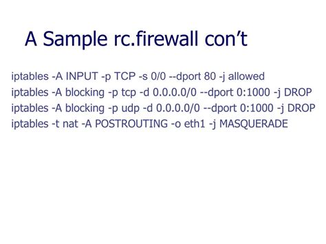 Ppt Linux Firewalls Powerpoint Presentation Free Download Id4132814