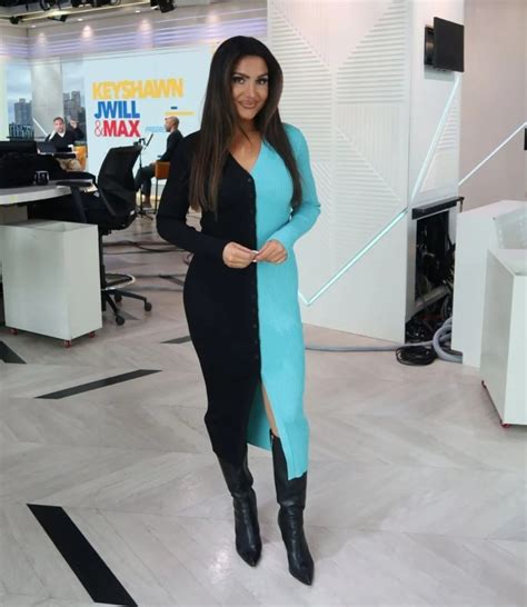 Molly Qerim Wears Striking Two Tone Dress After Fans Label Espn Host