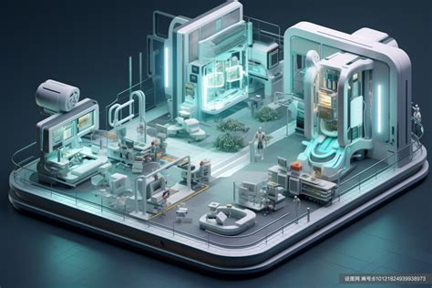 科技智能医疗保健治疗中心模型png下载 编号610121824939938973 设图网